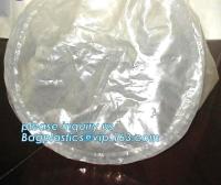China Durable PE Round Bottom Drum Liner Bags 40x10x86 inch 2 Mil Thickness for Industrial Packaging for sale