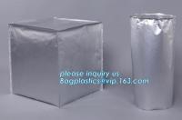 China IBC High Barrier Foil Liner Aluminum Laminated Round Bottom Drum Liners 40x10x86 inch for sale