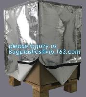China Reflective Bubble Foil Pallet Cover Thermal Insulated Blanket 3mm 1.2m x 1.2m x 1.2m for sale