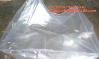 China Custom Gusseted Pallet Covers 4 Mil Heavy Duty Polyethylene for Shipping and Storage for sale
