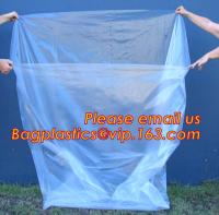 China Gusseted Polyethylene Pallet Covers 4 Mil Heavy Duty Industrial Shipping Protection for sale
