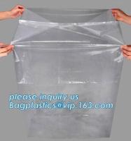 China Gusseted Pallet Covers on Rolls 4 Mil 8ft x 100ft Heavy Duty Polyethylene Outdoor Protection for sale
