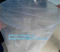 China Industrial Pallet Covers and Bin Liners 3 Mil Thick 97 Inches Long Gusseted Poly Bags for sale