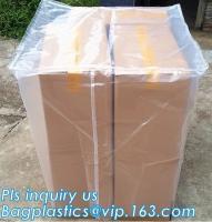 China Custom Reusable PVC Pallet Cover Waterproof UV Resistant Tarpaulin 4 Mil Thickness for sale