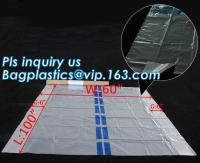 China Industrial Poly Pallet Covers 2 Mil Heavy Duty Dust Proof Plastic Pallet Cover Bag for sale