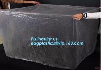 China HDPE LDPE Plastic Pallet Cover Gusseted Bag on Roll 4m x 5m Dustproof Waterproof for sale