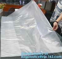 China HDPE Plastic Painter Dust Sheet 4m x 5m Dustproof Waterproof Drop Cloth for sale
