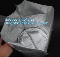 China IBC Foil Liner for Bulk Juice Wine Liquid Packaging Boxes 1000L Aluminum Bag Round Bottom Flexible Drum for sale