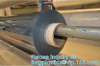 China Transparent Soft PVC Film Roll 0.5mm Thick Glossy Rigid Sheet for Packaging for sale