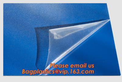China High Performance Acrylic Adhesive PE Surface Protective Film Blue Color 0.02mm to 0.10mm Thickness for sale