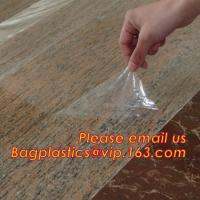 China Self-Adhesive PE Protective Film 0.02-0.10mm Thickness for Carpet Furniture Surface Protection for sale