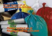 China 100% Oxo Biodegradable HDPE Clear Plastic Garbage Trash Bags on Roll 38x58 inch 15 Mic for sale