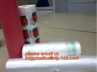 China 100% Biodegradable Food Storage Produce Bags on Roll 6-70 Micron HDPE LDPE Custom Size for sale