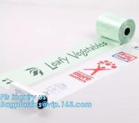 China Biodegradable HDPE Produce Bags on Roll 6-50 Micron for Fresh Fruit Vegetable Packaging for sale