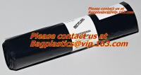 China Biodegradable HDPE Garbage Bags 33 Gallon 1.2 Mil Heavy Duty Trash Liners for sale