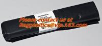 China Biodegradable HDPE Garbage Bags 33 Gallon 1.2 Mil Heavy Duty Trash Liners for sale
