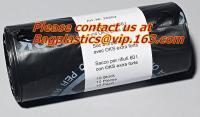 China Biodegradable HDPE Garbage Bags 33 Gallon 1.2 Mil Heavy Duty Trash Liners for sale
