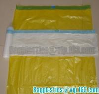 China Biodegradable 13 Gallon Tall Kitchen Drawstring Trash Bags 80 Count Blackout Strong Custom Fit for sale