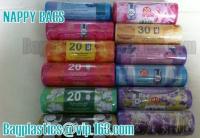 China Biodegradable Scented Trash Bags 4-6 Gallon 125 Count HDPE Dog Waste Poop Bags for sale
