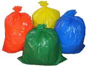 China 100 Compostable Biodegradable Shopping Bags T-Shirt Style Carry Bags Holds 25 Pounds for sale