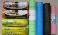 China Compostable Biodegradable Small Trash Bags 4-6 Gallon HDPE Bathroom Kitchen Office Bin Liners 125 Count for sale
