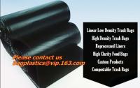 China 4 Gallon Trash Bags 19.6x21.6 Inch Ultra Strong Wastebasket Liners 5.1 Mil Thick PE Garbage Bags for sale