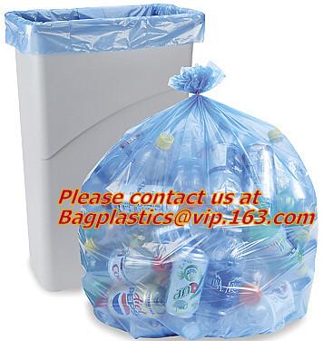 China PE Colored Dustbin Bin Liners 45x52cm 120 Count Trash Bags for Small Trash Can Kitchen Bathroom for sale