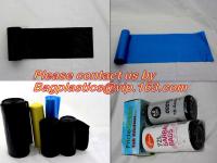 China Custom Fit Bin Liners for Food Waste Caddy 55 Gallon Blue Recycling Trash Bags 1.2 Mil Thick for sale