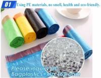 China Biodegradable Medium Trash Bags 45x60cm Extra Strong Plastic Garbage Bags 100pcs for Home Office for sale