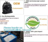 China Biodegradable Trash Bags 33 Gallon 100 Count Heavy Duty Waste Bags for Indoor Outdoor Use for sale