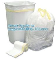 China 10 Liter Drawstring Garbage Bags 1.2 Mil LDPE Trash Can Liners for Home Office Bathroom Bins 100 Pack for sale