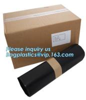 China Eco Friendly Heavy Duty Trash Can Liners 1.5 Mil Thick 30L Capacity Clear Garbage Bags for sale