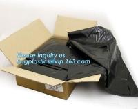 China Eco Friendly Heavy Duty Trash Can Liners 1.5 Mil Thick 30L Capacity Clear Garbage Bags for sale