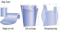 China Biodegradable HDPE Trash Can Liners 45x50cm Unscented Waste Basket Bags for Kitchen Bathroom Office for sale