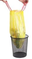 China Biodegradable HDPE Trash Can Liners 45x50cm Unscented Waste Basket Bags for Kitchen Bathroom Office for sale