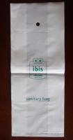 China Biodegradable Compostable Trash Bags 70L Leak Proof Thick Sanitary Napkin Disposal Bags for sale