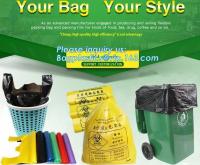 China Extra Strong HDPE Trash Bags 1.5 Mil Thick 13 Gallon Garbage Bags for Kitchen Office for sale