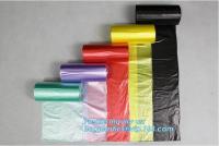 China Extra Strong HDPE Trash Bags 1.5 Mil Thick 13 Gallon Garbage Bags for Kitchen Office for sale