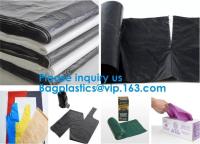 China Biodegradable 13 Gallon Drawstring Trash Bags 49.2L Unscented Heavy Duty LDPE for sale