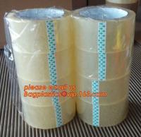 China BOPP Packing Tape Jumbo Roll 48mm x 100m Low Noise Clear Adhesive Tape for Carton Sealing for sale