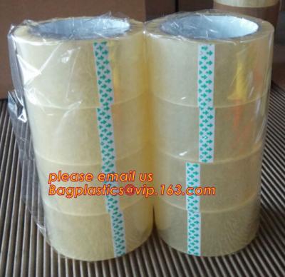 China BOPP Packing Tape Jumbo Roll 48mm x 100m Low Noise Clear Adhesive Tape for Carton Sealing for sale