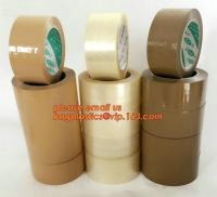 China BOPP Packing Tape Jumbo Roll 48mm x 100m Low Noise Clear Adhesive Tape for Carton Sealing for sale