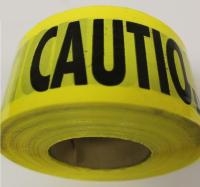 China YelloRed Danger Caution Tape Roll 3 Inch Non-Adhesive Red Warning Barrier Tape 100ft for sale