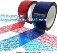 China Factory OEM Security Tape Half Transfer Total Transfer Non-transfer Anti-theft 48mm x 100m for sale