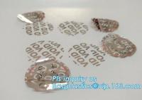 China Tamper Evident Void Security Seal Label Sticker for Medicine Box 50mm x 30mm for sale