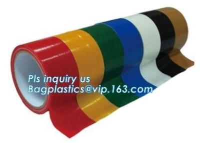 China Heavy Duty Easy Tear Duct Tape 48mm x 50m Colored PVC Cloth Tape for Industrial Packing for sale