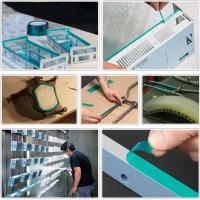China Heavy Duty Silver Duct Tape 150-280 Micron Polyethylene Gauze Fiber High Temperature Resistant for sale
