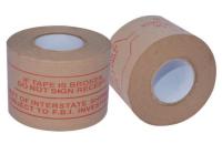 China Heavy Duty Kraft Paper Gummed Tape 150um x 30mm x 150M for Heavy Packing for sale