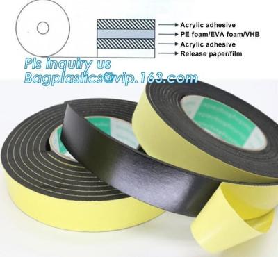 China Waterproof Double Sided Acrylic Foam Tape 150-280mic High Adhesion Heat Resistant for sale