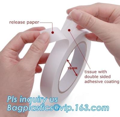 China Industrial Strong Double Sided Tape 150-280mic with Tissue Foam PET Carrier for Heavy Duty Bonding for sale